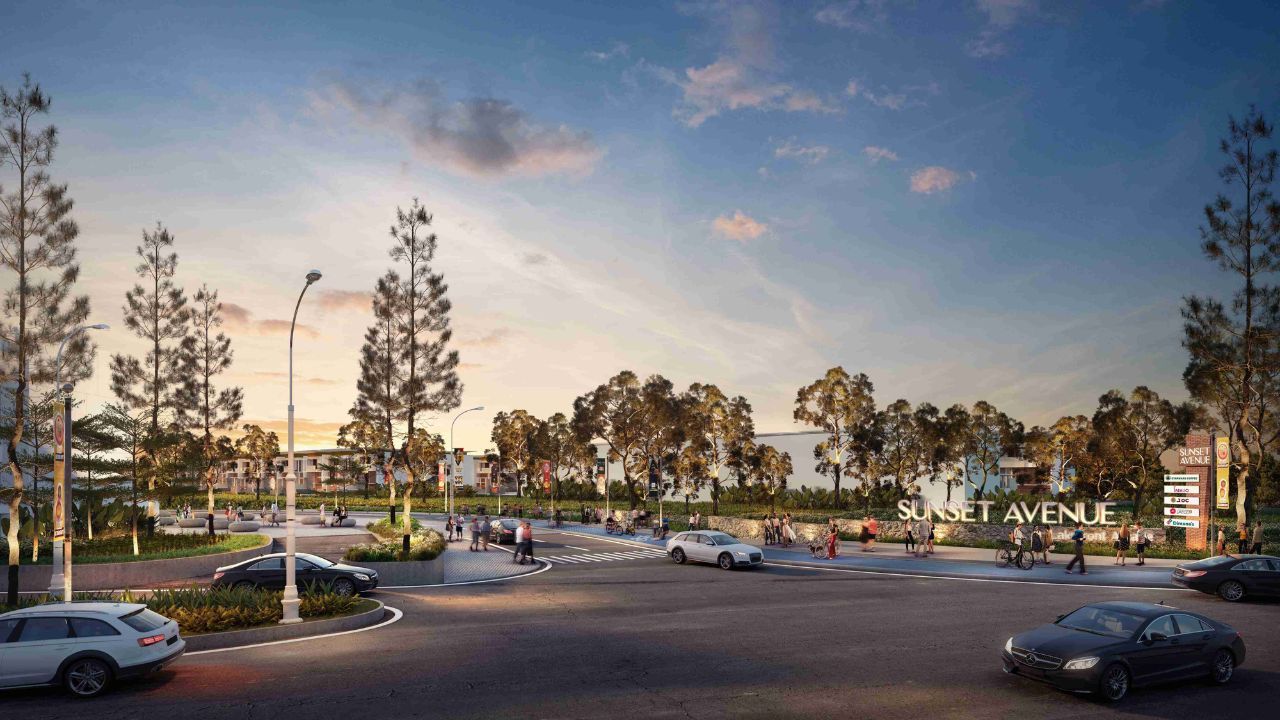 Ulasan Sunset Avenue Citra 8: Cafe, Restoran & Danau