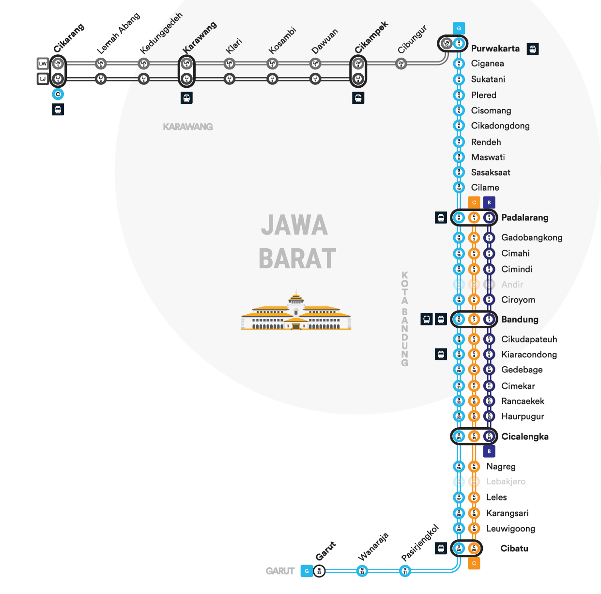 Stasiun Gedebage: Jadwal KA, Rute, Harga Tiket Lengkap