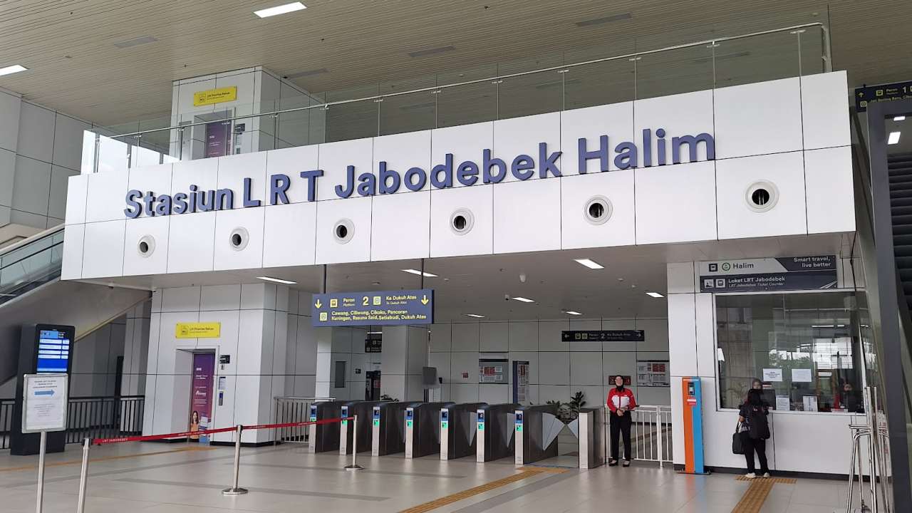 Stasiun LRT Halim: Peta Rute, Jadwal, Harga | Jelajah 99.co